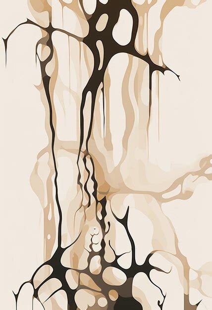 Premium Ai Image Savvy Delft Print In Brown And Black In The Style Of Negative Spaces Organic