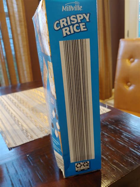 The Bar Code On This Cereal Box Is Extra Large R Mildlyinteresting