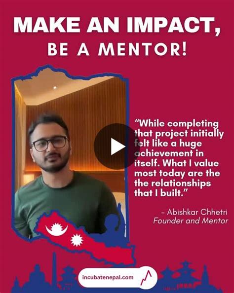 Abishkar Chhetri Co Founder Of Incubate And Mentor From Our First Year