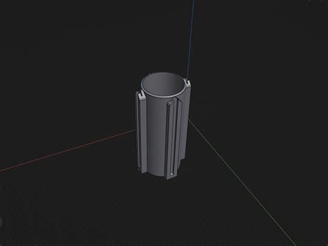 Free Stl File Model Rocket Engine Base Wfin Slots 🚀・3d Print Design To