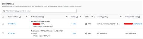 Amazon Web Services Aws Ec2 Application Load Balancer Redirecting