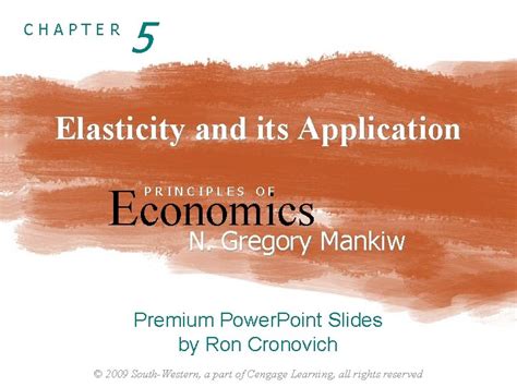 CHAPTER Elasticity And Its Application Economics N