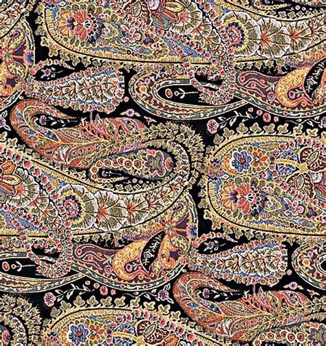 Ornate Paisley Print Fabric