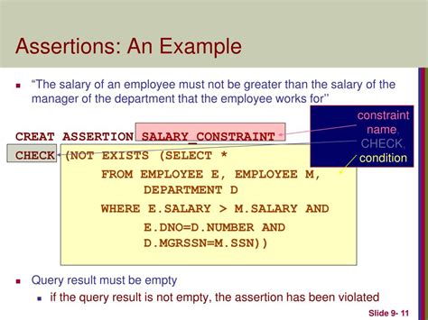 Ppt Sql Constraints And Triggers Powerpoint Presentation Free