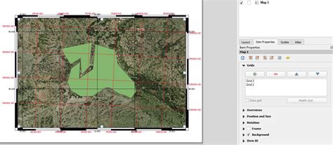 coordinate system grid is not showing exact lat lon of the map image