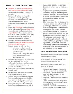 Biochem LAB PF A Lecture Note NSCI L BIOCHEMISTRY LAB REVIEWER BIOMOLECULES ST