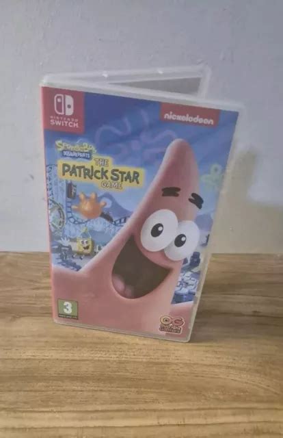 Spongebob Squarepants Patrick Game Official Nintendo Switch Case Only No Game £6 99 Picclick Uk
