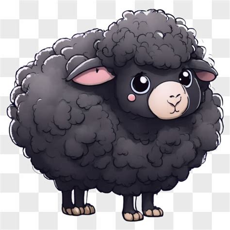 Download Cartoon Black Sheep Cartoons Online Creative Fabrica