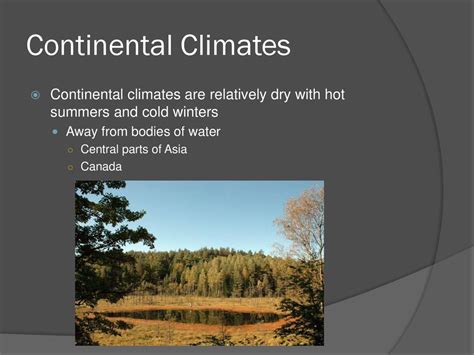 What Is A Continental Climate From Cold Winters To Hot Summers