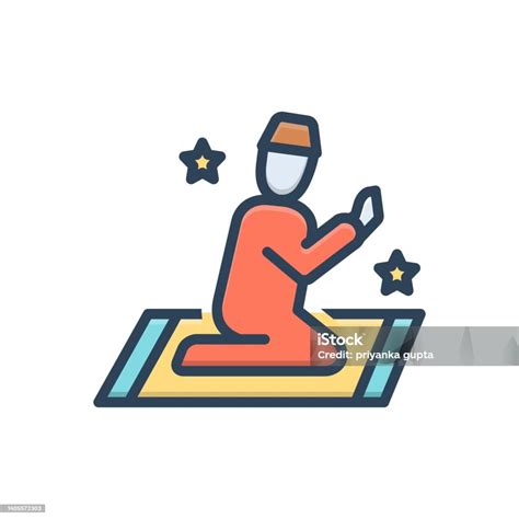 Prayer Invocation Stock Illustration Download Image Now Icon Symbol