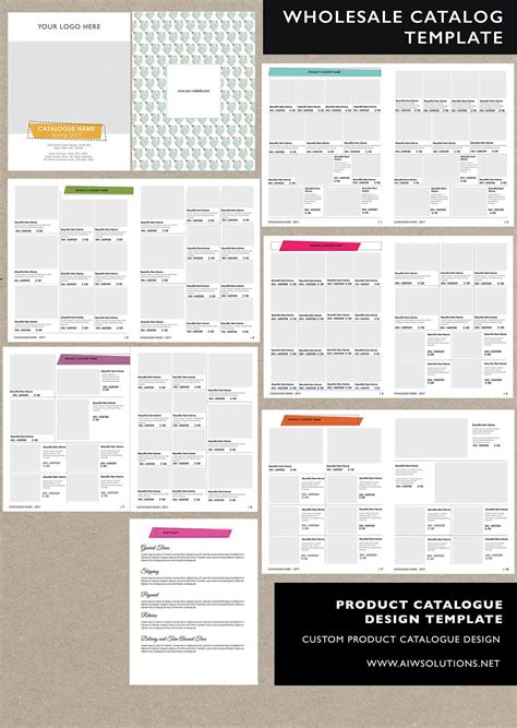 Wholesale Catalog Template Id06 Aiwsolutions Product Catalog Template Catalog Design