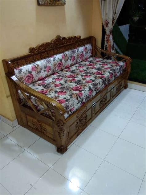 Wooden Sofa Cum Bed With Storage 3 Seater At ₹ 45000piece In