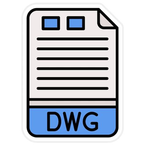 Premium Vector Dwg Icon Vector Image Can Be Used For File Formats
