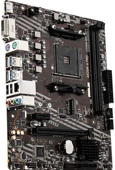 Msi A520m A Pro Am4 Micro Atx Amd Motherboard Neweggca