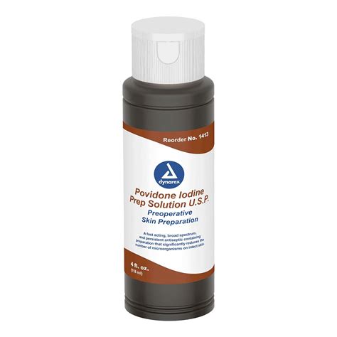 Povidone Iodine Prep Solution Antiseptic Solution For