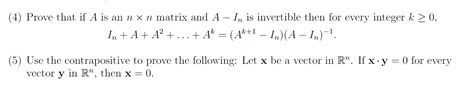 Solved Linear Algebra In Problem Prove X Y For Chegg Com