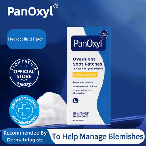 Panoxyl Overnight Hydrocolloid Dressing Spot Patches Pimple Acne