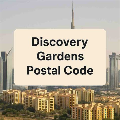 Discovery Gardens Dubai Postal Code Po Box And Zip Code Guide
