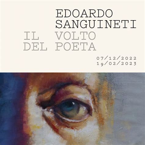 Torino Edoardo Sanguineti Il Volto Del Poeta Mostra Arte Moderna