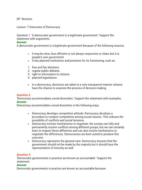 Dp Revision L 7 Question And Answer Pdf