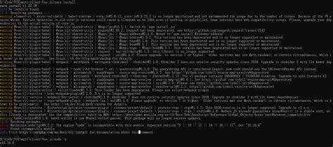 Error Achrinza Node Ipc The Engine Node Is Incompatible With This Module Expected