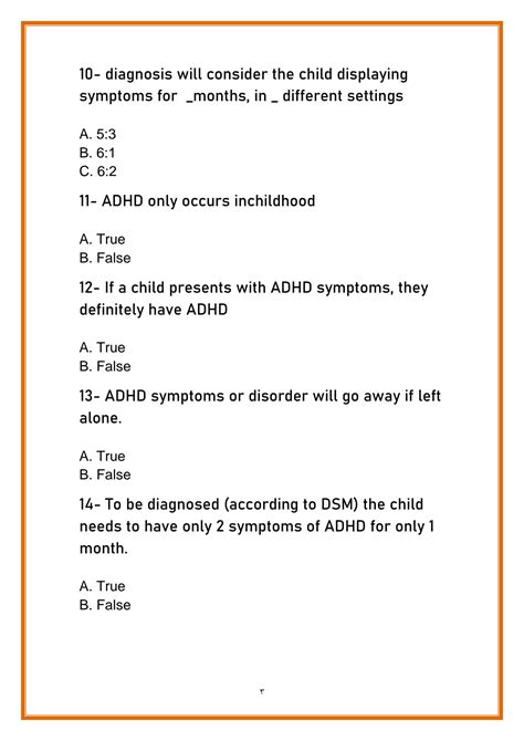 SOLUTION Adhd Questions Studypool