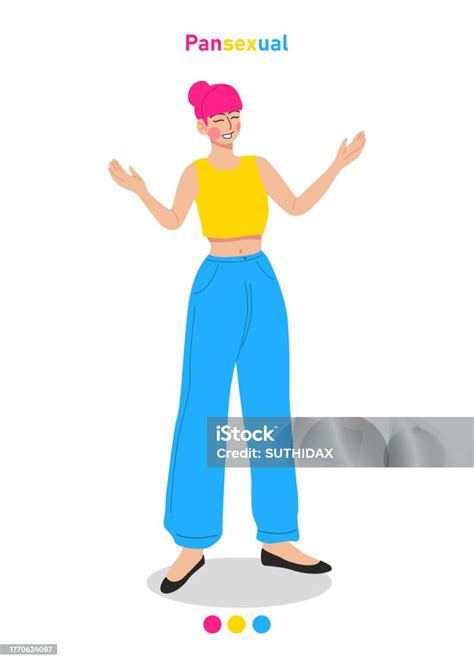 Illustration Of Non Binary Characters In Gender Colors Stock