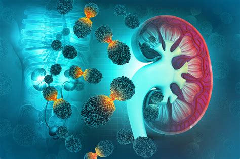 Penyakit Ginjal Kanker Ginjal Ilustrasi 3d Foto Stok Unduh Gambar