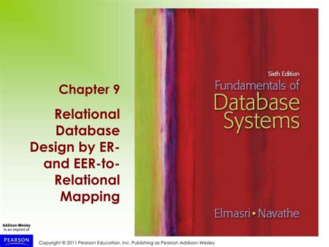Ppt Chapter 9 Relational Database Design By Er And Eer To Relational Mapping Powerpoint