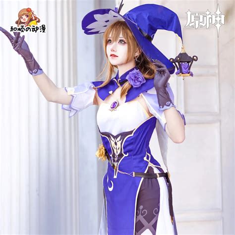 원신 리사 코스프레 의상 게임 원신 임팩트 리사 의상 가발일본 만화영화 코스튬 Aliexpress