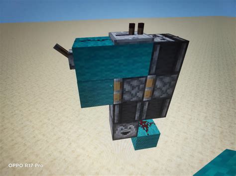 1 Block Wide Double Piston Extender Rredstone