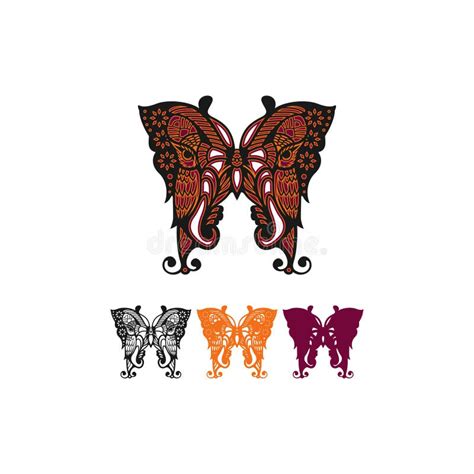 Laser Cut Butterfly Stock Vector Illustration Of Floral 311652493