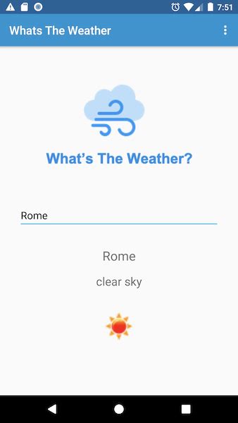Github Izhaknahmanandroidapp Whatstheweather Weather App 2020 Kotlin Json Api