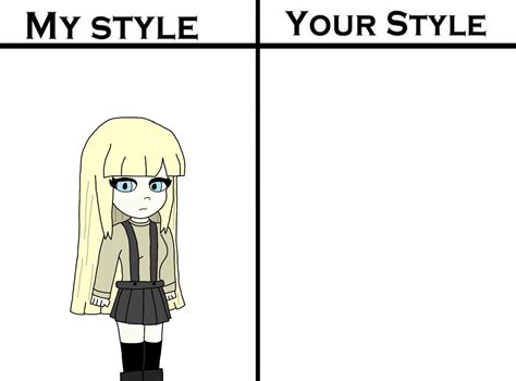 My Style Vs Your Style Dasha Derschlussel By Gontsuk On Deviantart