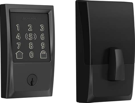 Schlage Be499wb Cen 622 Encode Plus Wifi Deadbolt Smart Lock With Apple Home Key Keyless Entry