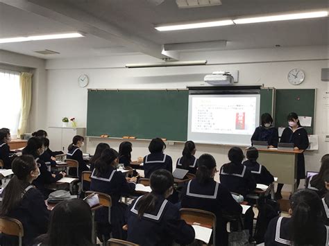 中1 職場体験報告会 鎌倉女学院