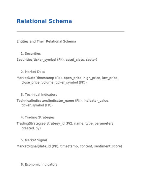 Relational Schema Pdf