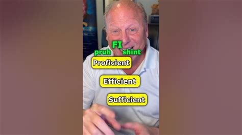 Proficient Vs Efficient Vs Sufficient Youtube