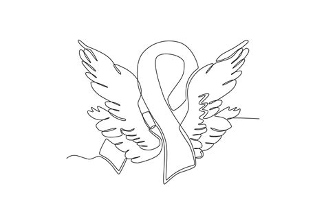 A Ribbon And Wings 26754999 Vector Art At Vecteezy