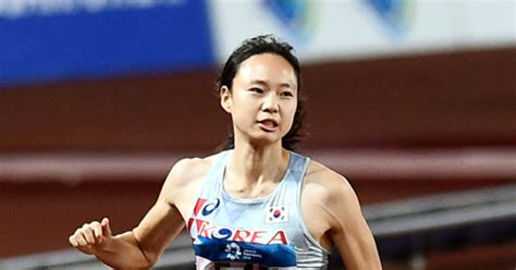 [md포토] 육상 김민지 본선 진출