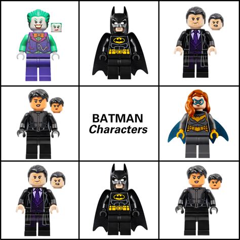 All Lego Batman Characters