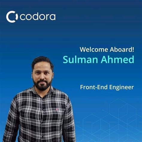 Sulman Ahmed Awan On Linkedin Im Happy To Share That Im Starting A New Position As Sr React