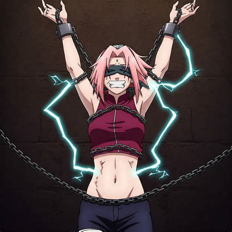 Bound And Blindfolded Sakura Haruno By Brotha343 On Deviantart