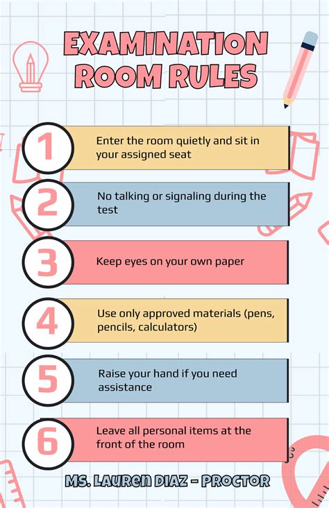 Free Classroom Rules Poster Templates Editable And Printable