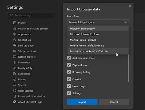 Import To Edge Windows 10 Forums