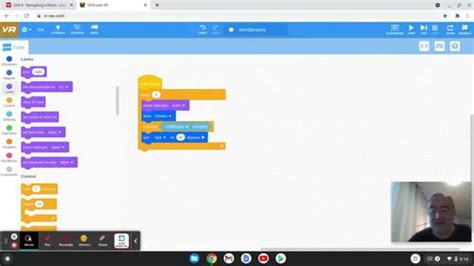 Intro To Vex Vr Coding Detecting Walls Middle School High School