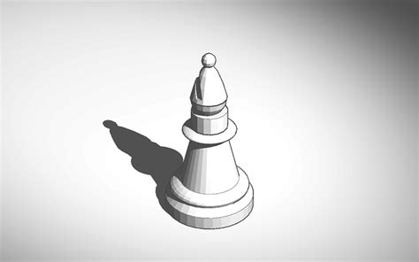 3d Design Chess Bishop Tinkercad