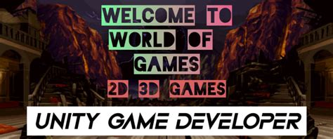 Unity 2d Game Developer Unity Game Developer Casual 2d 3d Games Mobile Games By Sohailabbas001