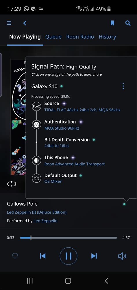 Cant Stream Tidal Mqa Support Roon Labs Community