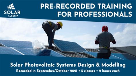 Solar PV Systems Design Modelling Solar Alberta